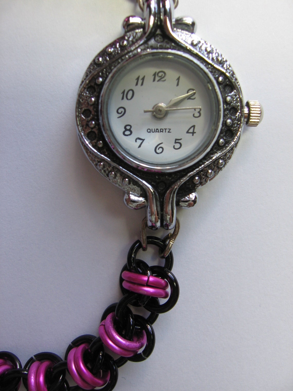 Watch With Chainmail Bracelet - Etsy