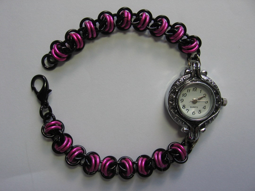Watch With Chainmail Bracelet - Etsy