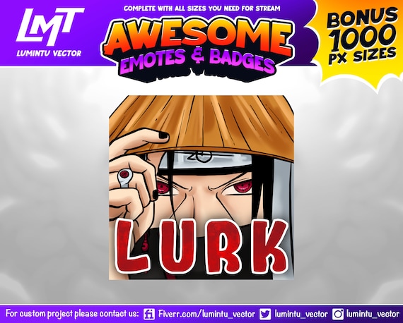 Digital Drawing & Illustration by Lumintu Vector Naruto Twitch Emotes ...