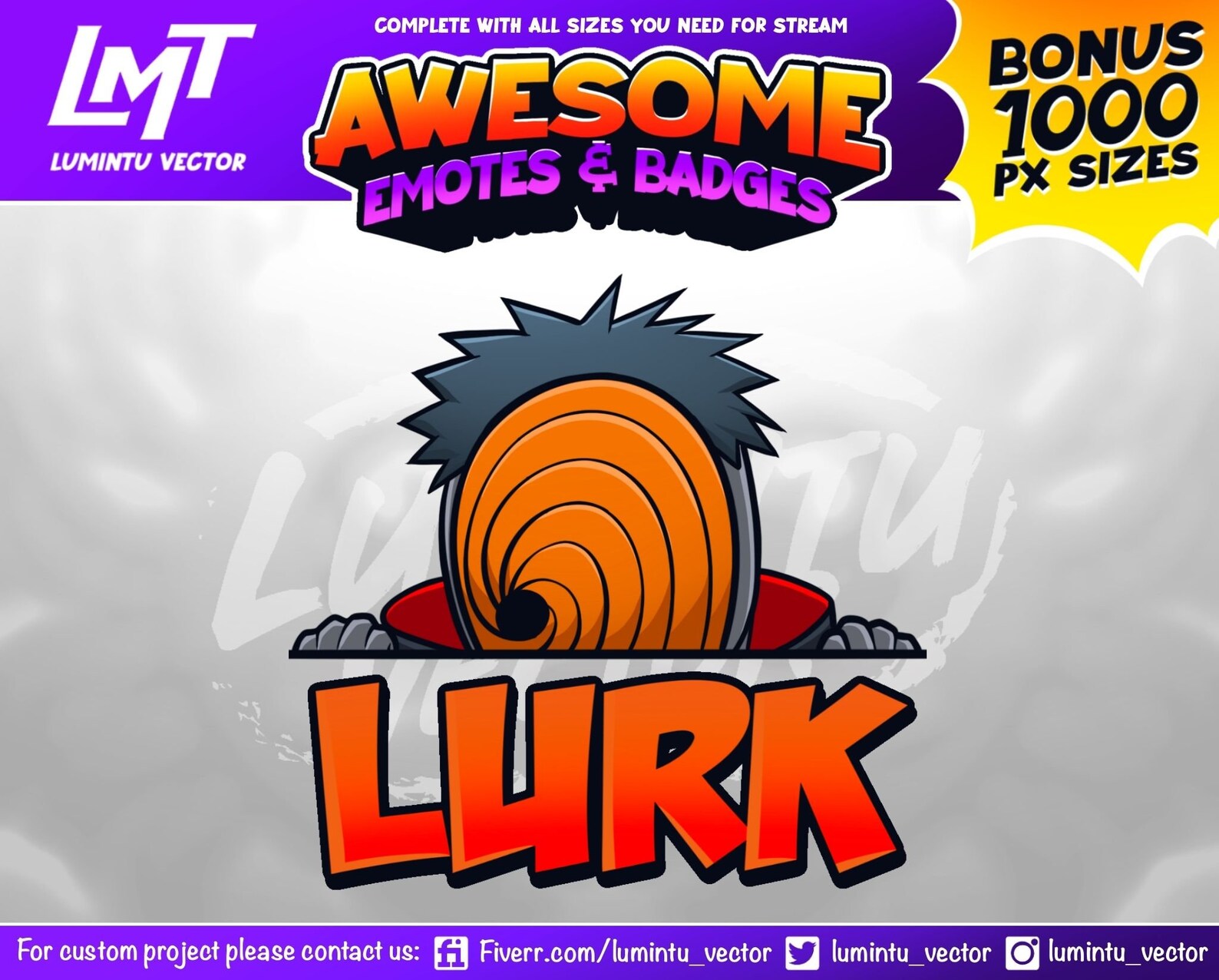 Akatsuki Twitch Emotes Naruto Twitch Emotes Anime Twitch | Etsy