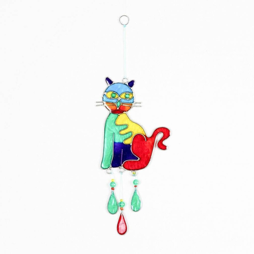 Cat Suncatcher Atrapasol Cat Sonnenfänger Katze Garden - Etsy