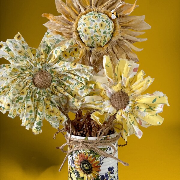 Primitive Sunflower - Etsy