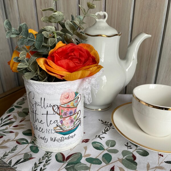 Repurposed Tin Can - Etsy