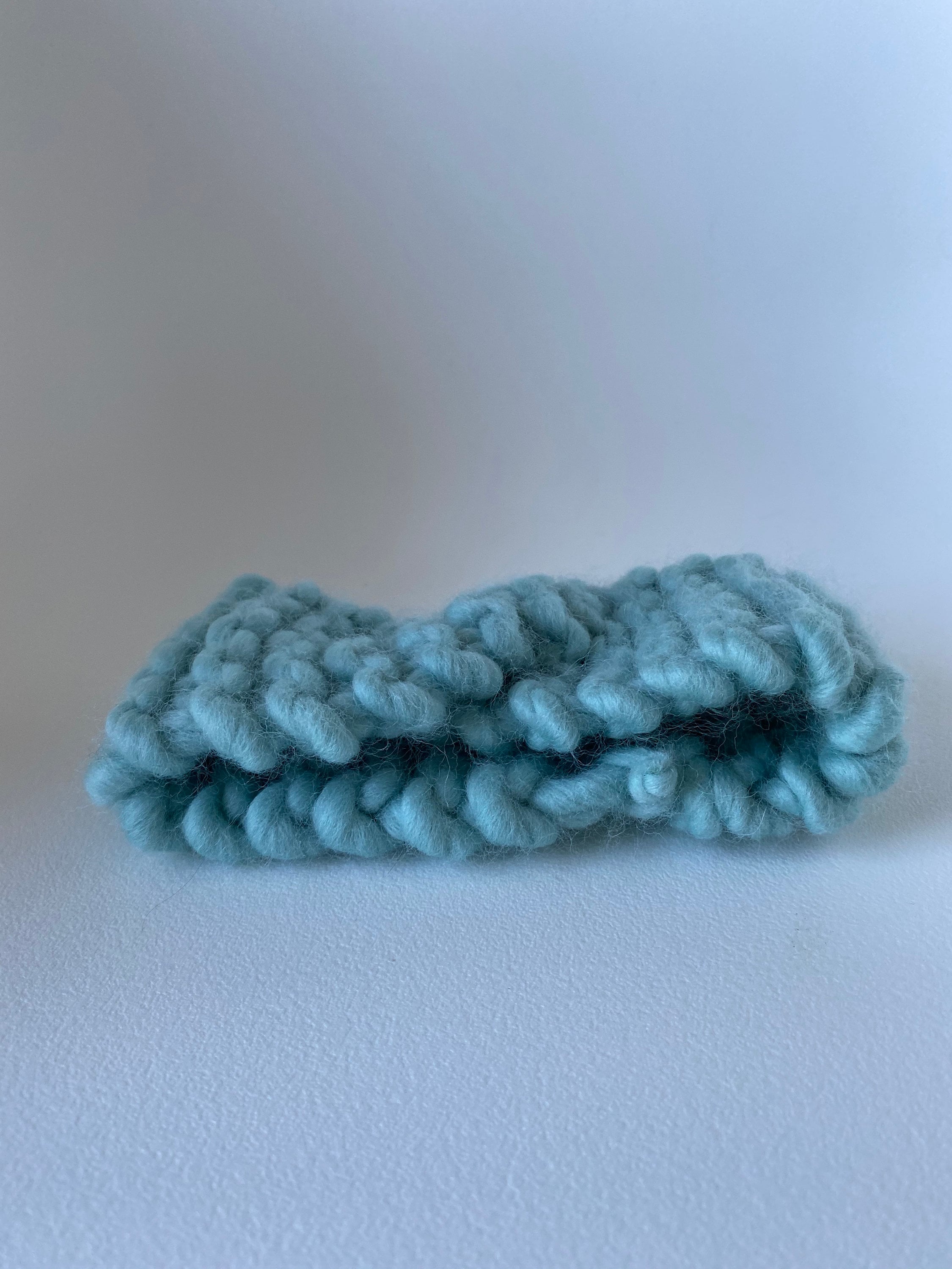 Wool Headband With Twist Aquamarine - Etsy Israel