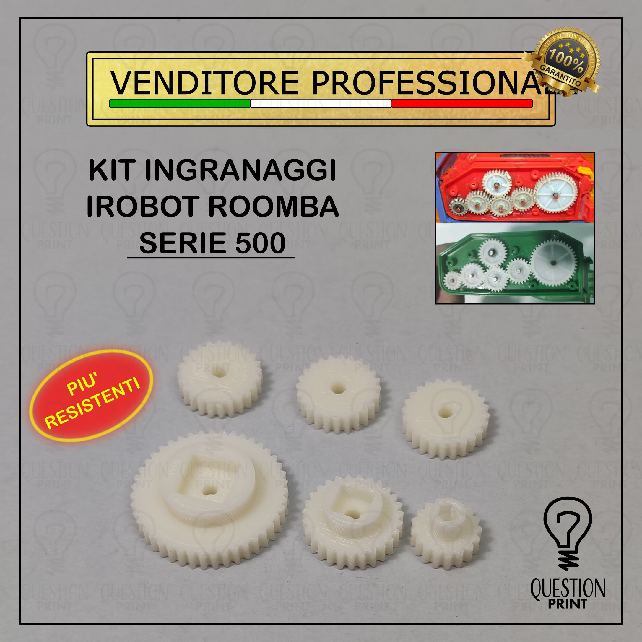 Irobot Roomba 500 Series Gear Kit for Red and Green Brush Box - Etsy
