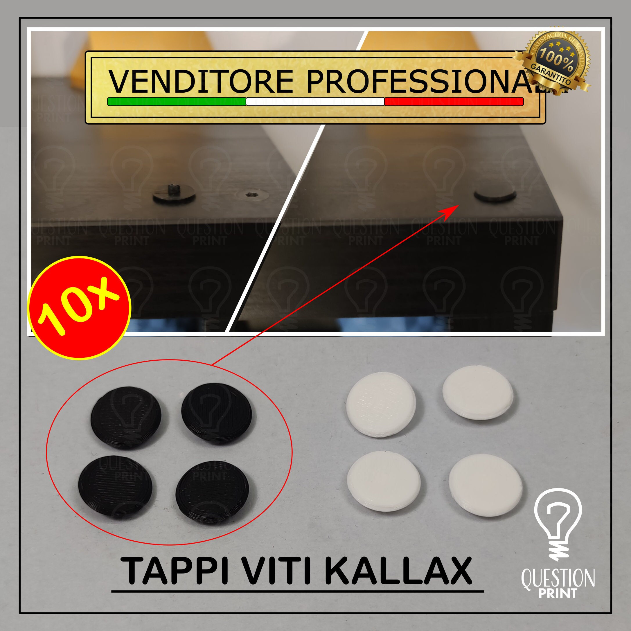 10x Screw Cover Caps Kallax Furniture Ikea Screw Covers Black or White ...