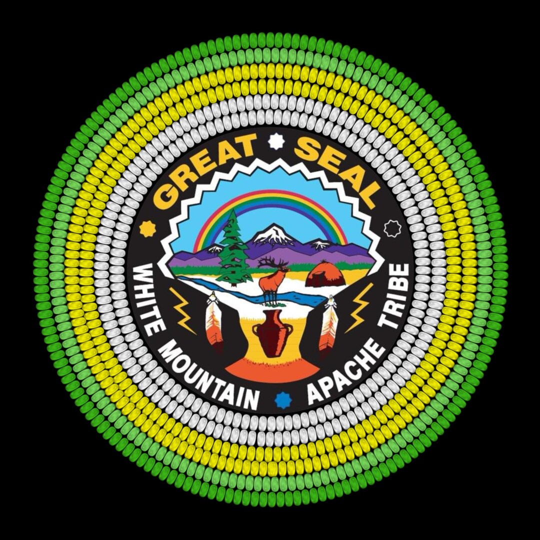 White Mountain Apache Seal 4"x4" Die Cut Vinyl Sticker - Etsy