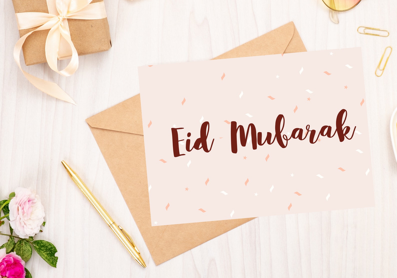 Satz von 7 Eid Mubarak Karten | Druckbare Eid Mubarak Karte | Eid ...