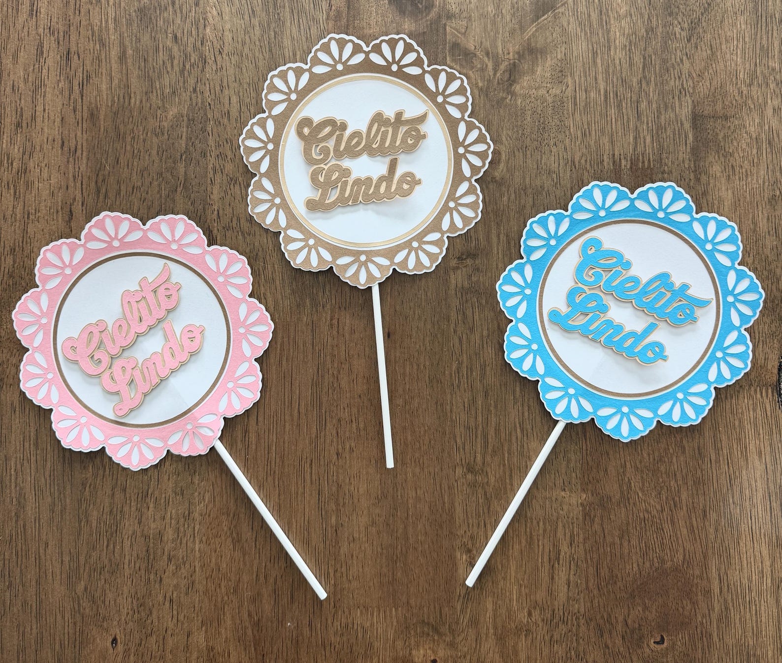 Cielito Lindo Talavera Inspired Cake Topper for Any Occasion. Birthday ...