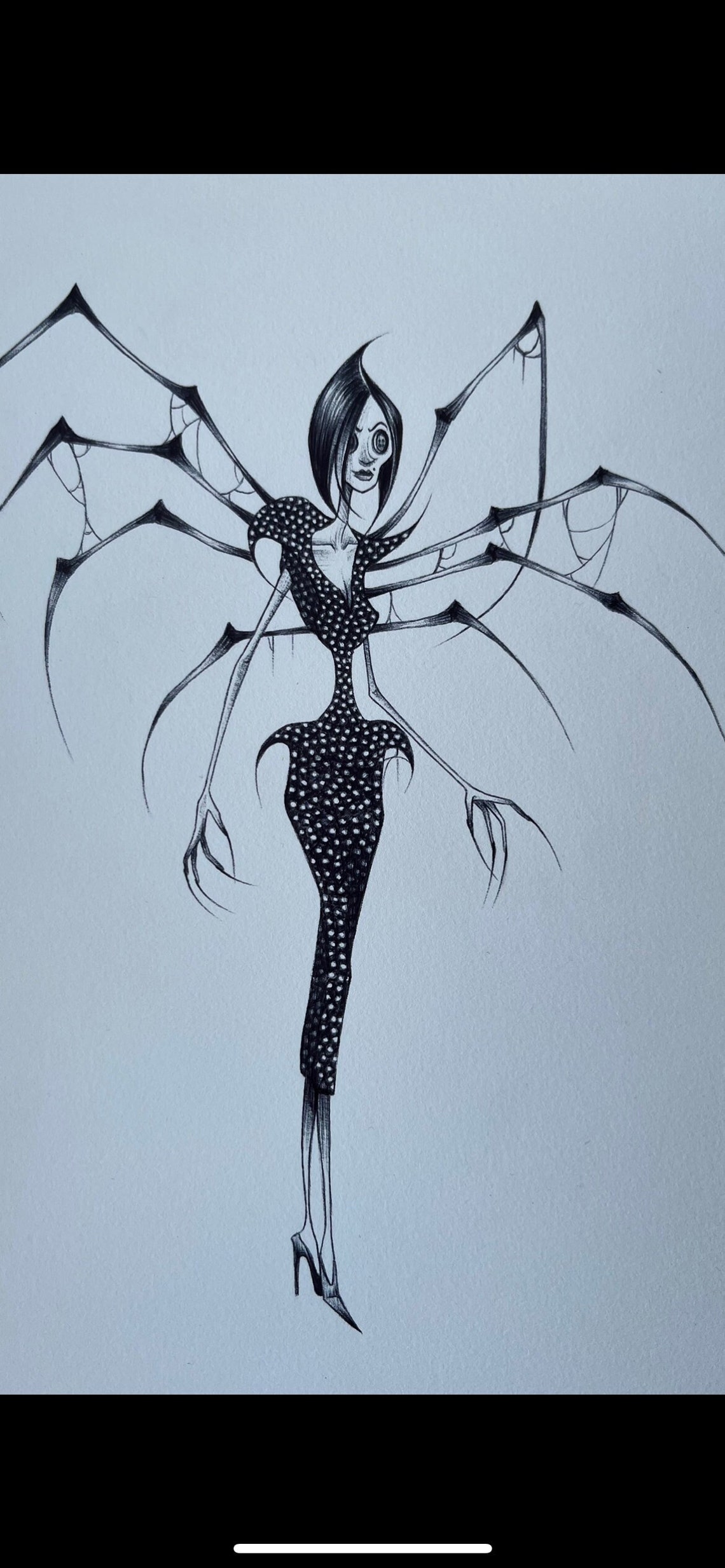 Coraline Spider Print - Etsy