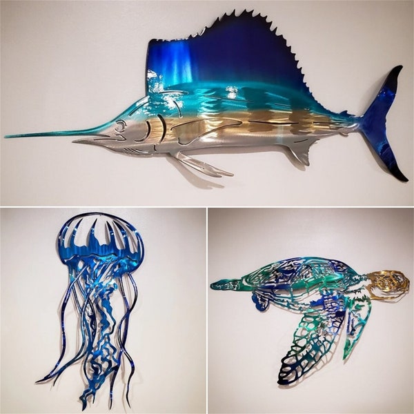Upcycled Metal Art - Etsy