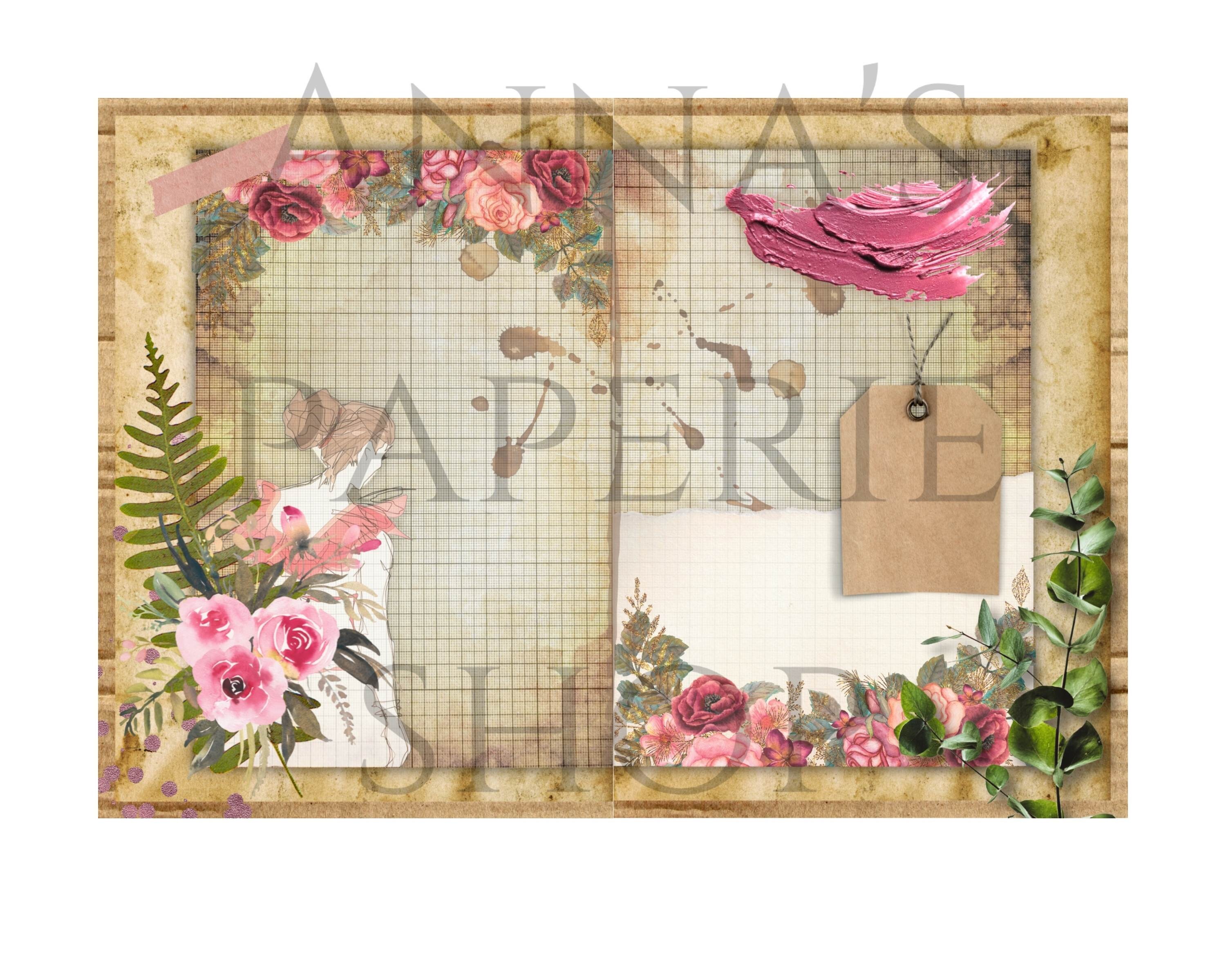 Junk Journal Printable Printable Papers Journal Pages | Etsy