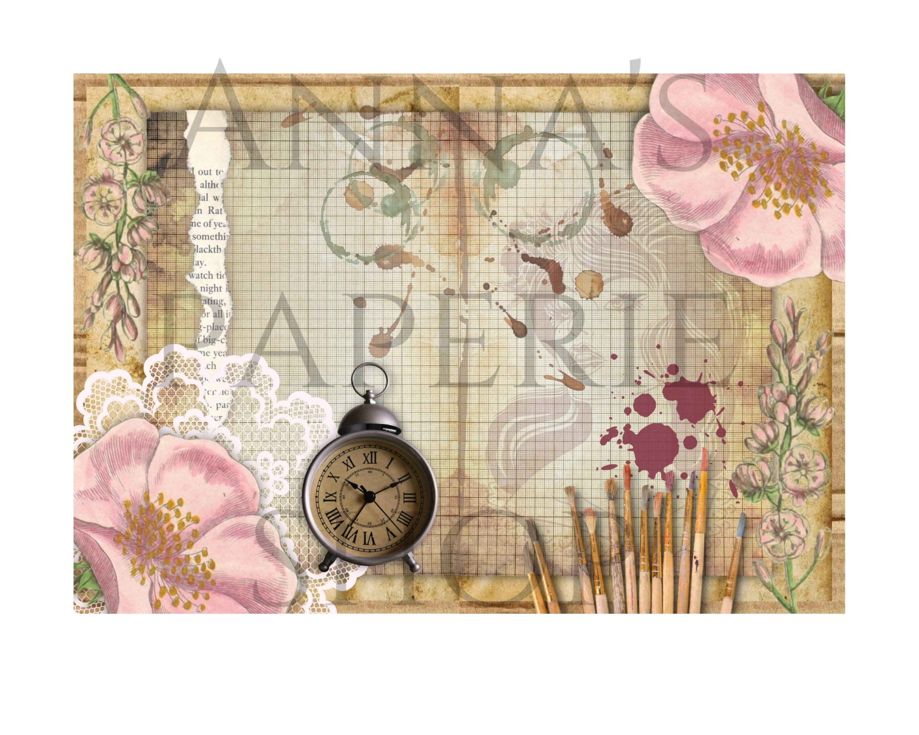 Junk Journal Printable Printable Papers Journal Pages | Etsy