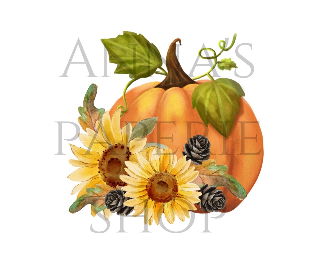 Stickers Graphics PNG Graphics Fall Designs Flower Fall - Etsy
