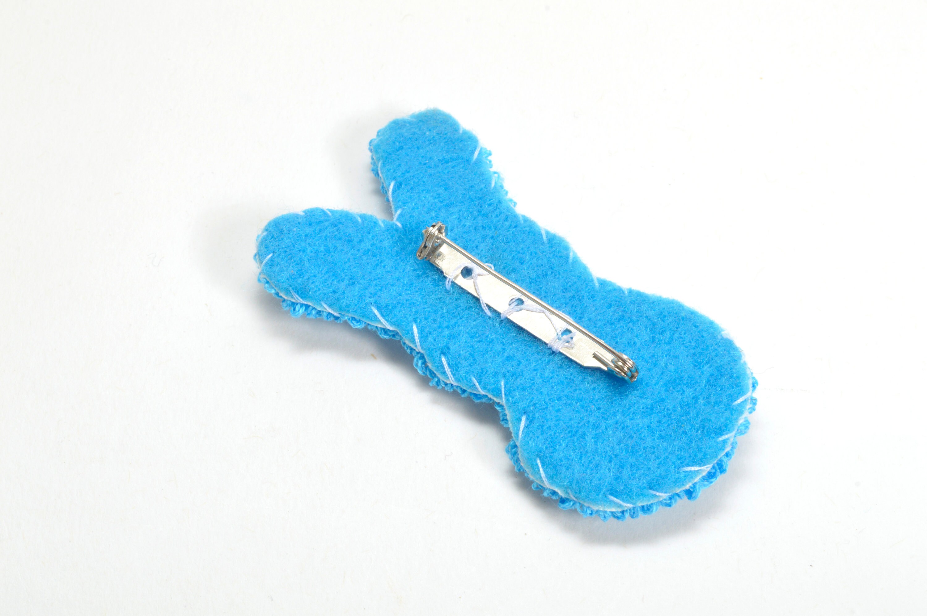 Choice of Peep Bunny Pin Punch Needle Embroidery Floss Pinback Fuchsia ...