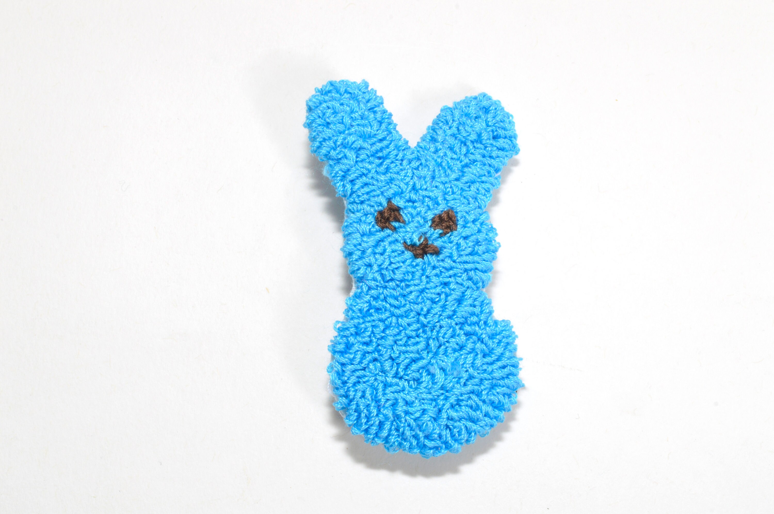 Choice of Peep Bunny Pin Punch Needle Embroidery Floss Pinback Fuchsia ...