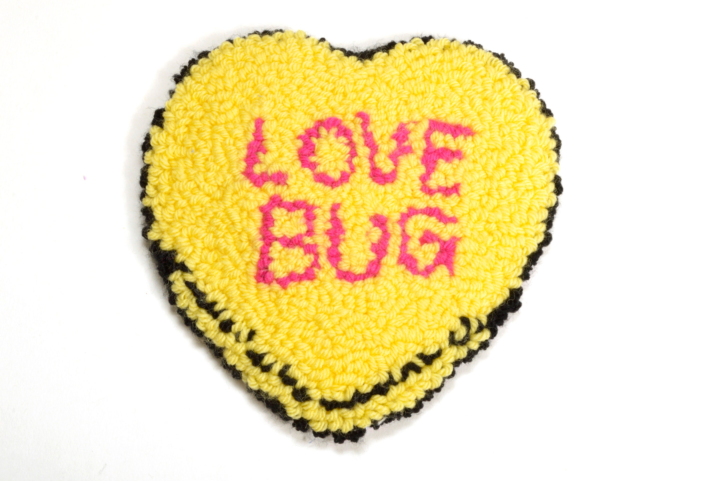 PDF Conversation Candy Heart Pattern Punch Needle Retro Valentine's Day ...