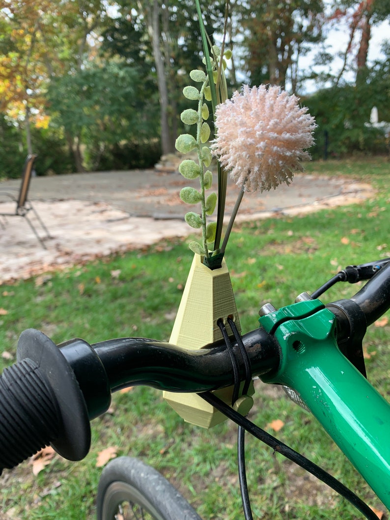 Geometric 3-D Printed Bike Vase Bicycle Handlebar Vase - Etsy