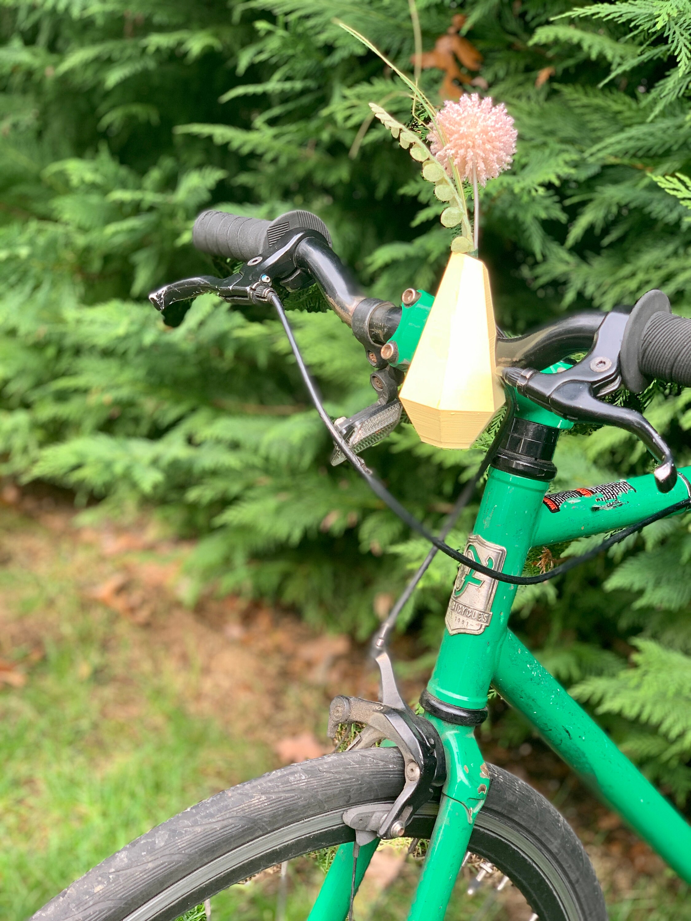 Geometric 3-D Printed Bike Vase Bicycle Handlebar Vase - Etsy