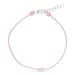 Pink Diamond String Bracelet - Breast Cancer Bracelet, Breast Cancer ...