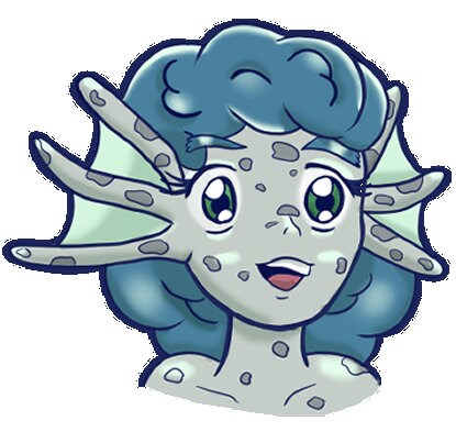 Sea Monster Girl Emote Pack - Etsy