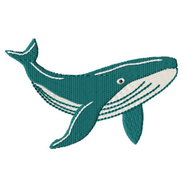 Whale Embroidery - Etsy