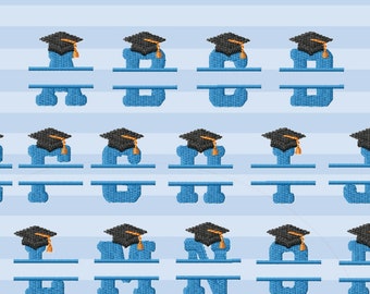 Graduation Split Embroidery - Etsy
