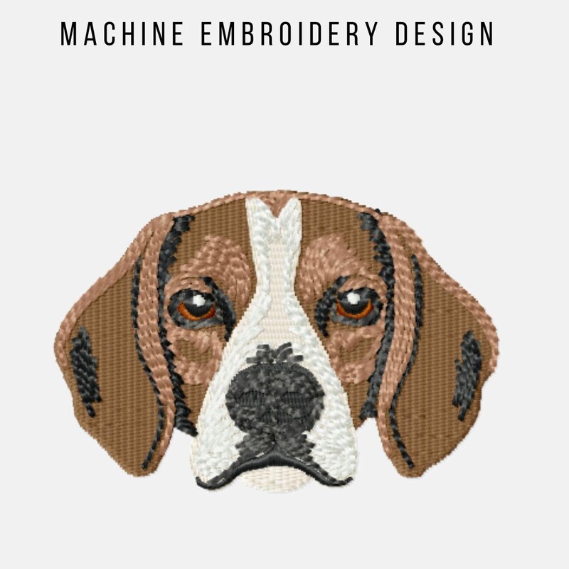 Beagle Embroidery - Etsy