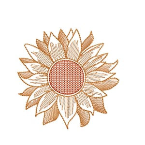 Sun Flower Machine Embroidery Designs, Summer Embroidery Patterns ...