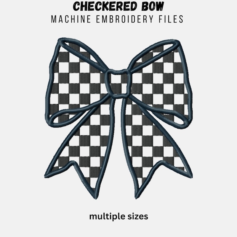 Side Bow Embroidery Designs - Etsy