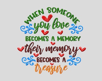 Memory Pillow Embroidery Designs, Memorial Embroidery Patterns ...