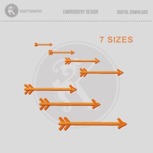 Mini Arrow Machine Embroidery Designs: Multiple Sizes (digital Files ...