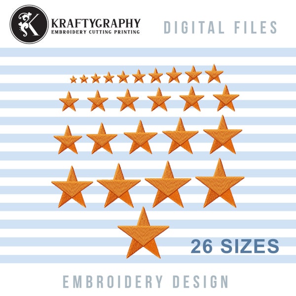 Star Embroidery - Etsy