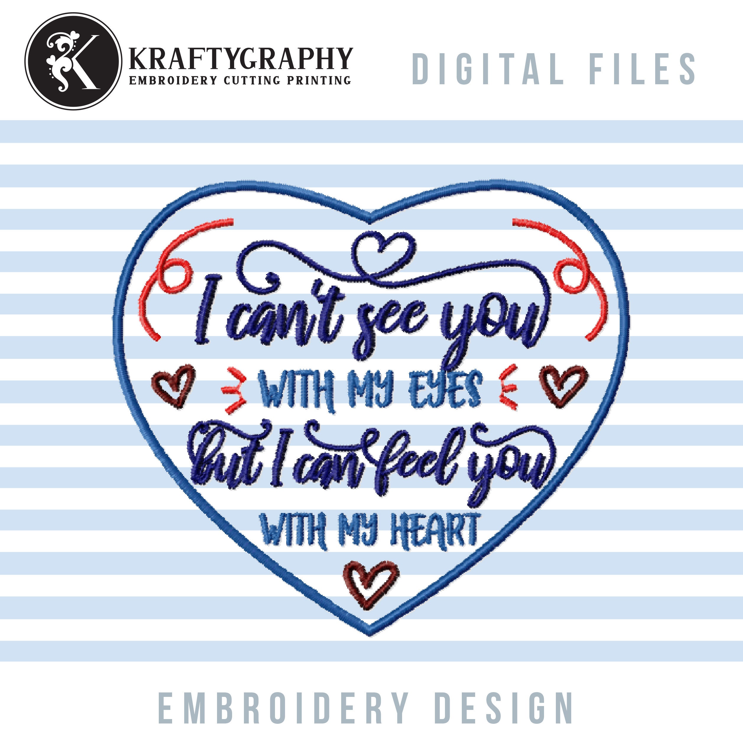 Memorial Machine Embroidery Designs, Square and Heart Shaped: 3in - 8in ...