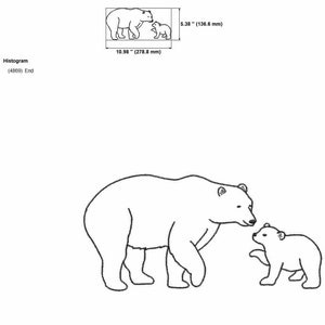 Mama Bear and Cub Machine Embroidery Design, Mother’s Day Embroidery ...
