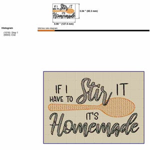Kitchen Spoon Machine Embroidery Designs for Kitchen Towles, Kitchen ...