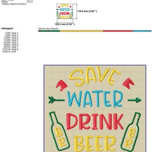 Beer Machine Embroidery Designs, Beer Can Coolers Embroidery Patterns ...
