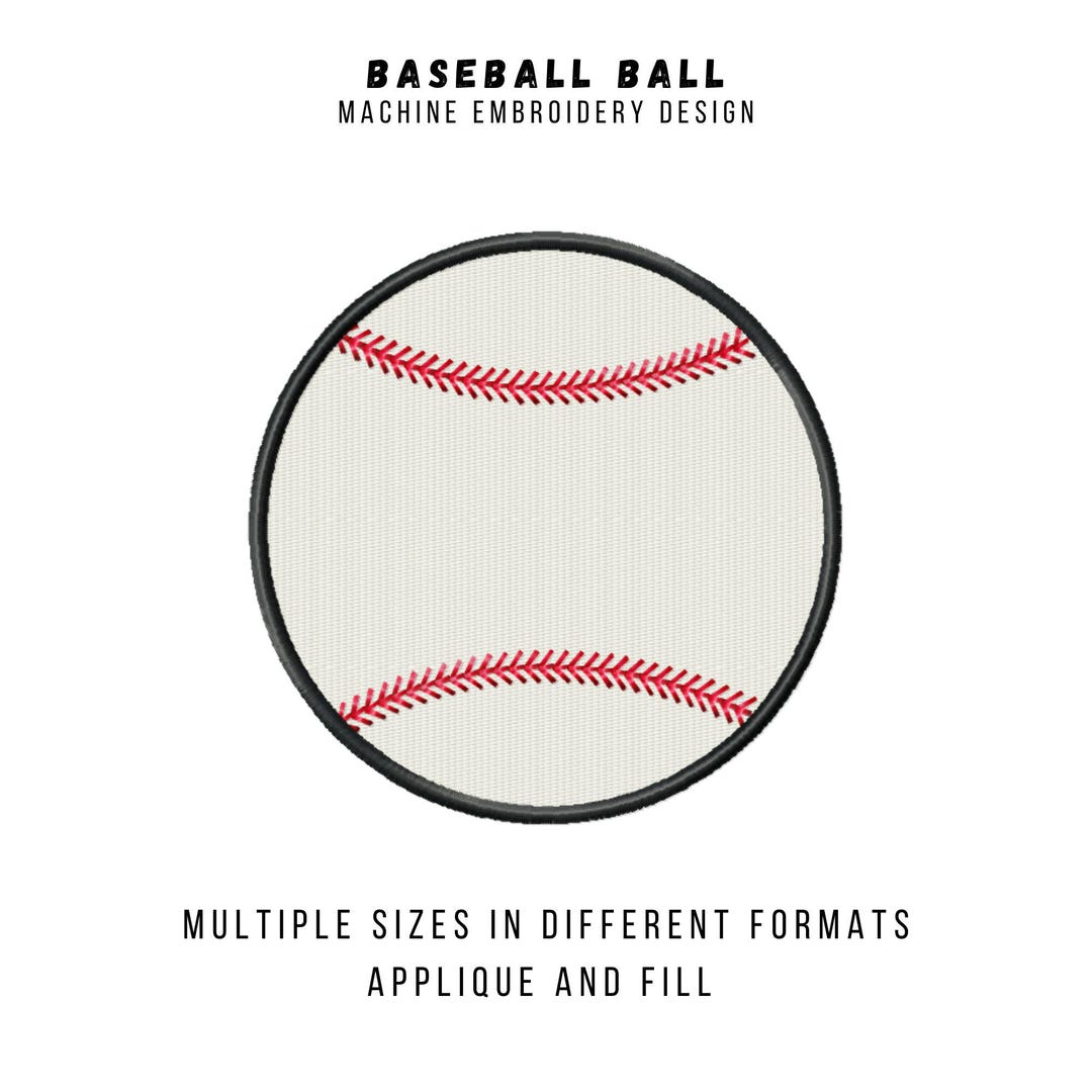 Baseball Machine Embroidery Design, Fill and Applique, 1.5in - 8in - Etsy