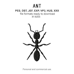 Ant Machine Embroidery Designs, Mini Ant Embroidery Patterns, Ant ...