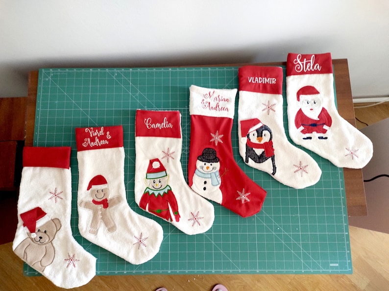 Christmas Stocking Machine Embroidery Designs Sewing Pattern - Etsy