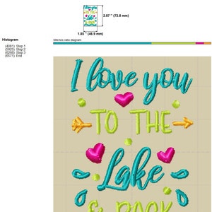 Lake Love Machine Embroidery Designs Lake House Embroidery - Etsy