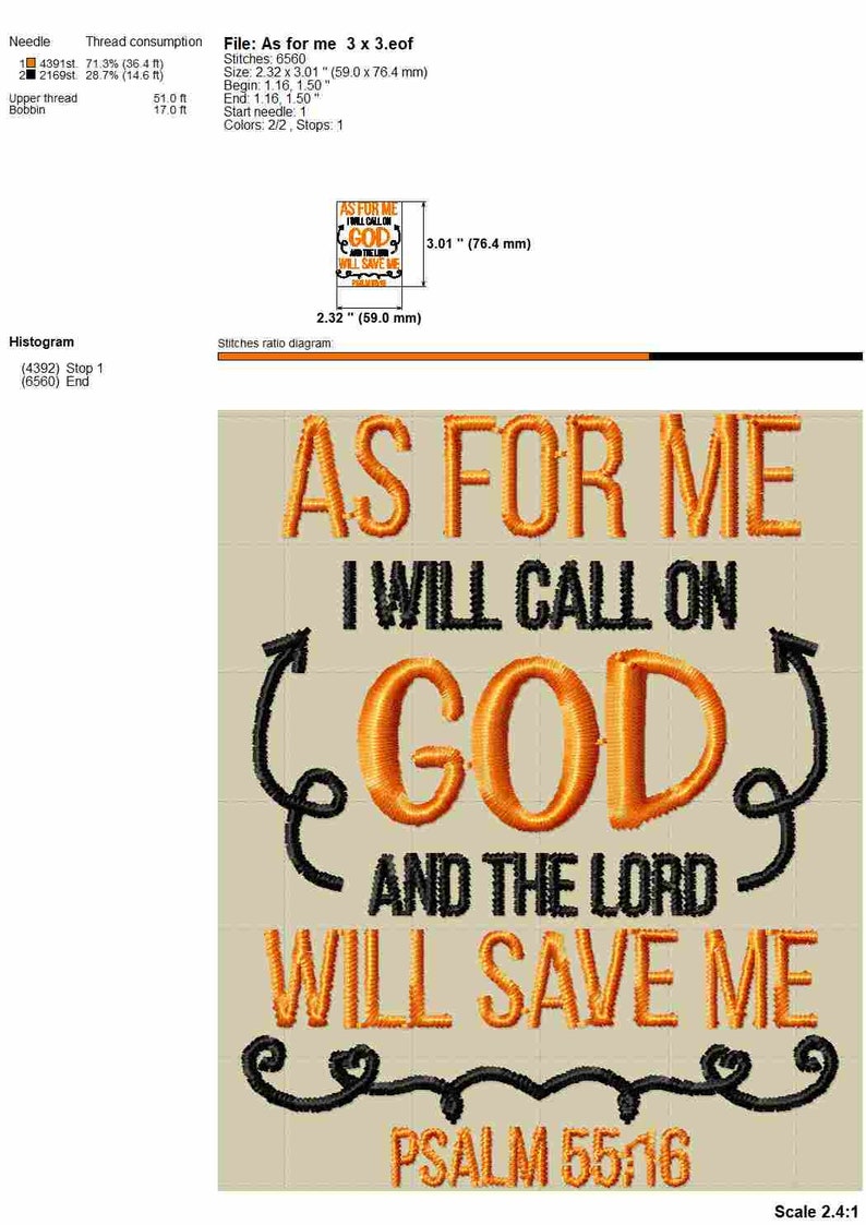 Psalm Machine Embroidery Designs Bible Verses Embroidery - Etsy