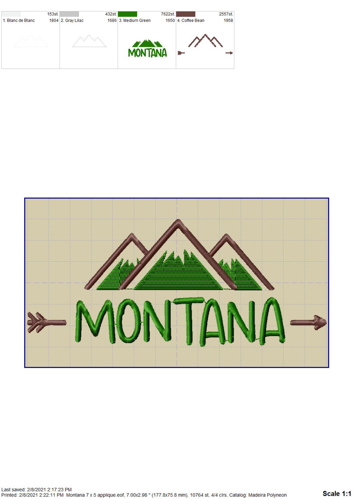Mountain Camping Machine Embroidery Designs Montana - Etsy
