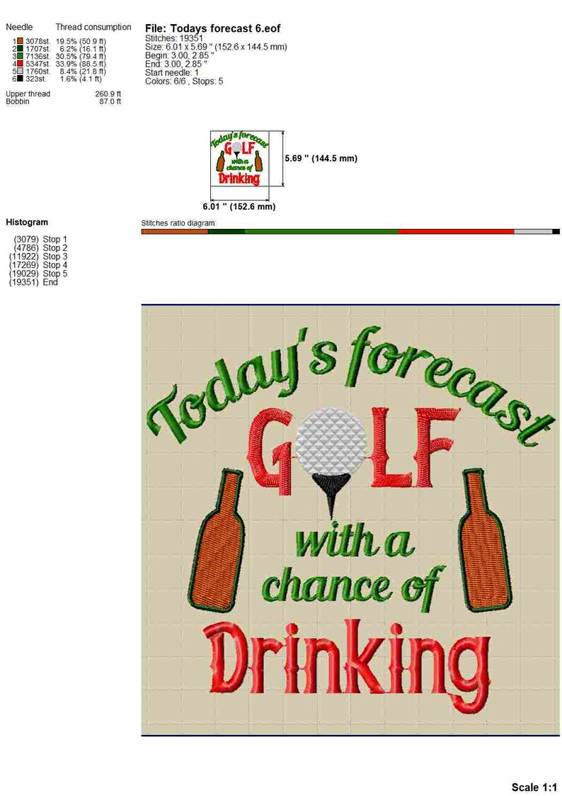 Funny Drinking Golf Machine Embroidery Designs Golf Towels - Etsy