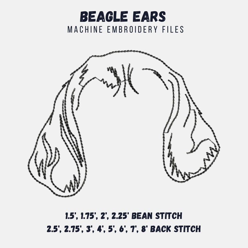 Beagle Embroidery - Etsy