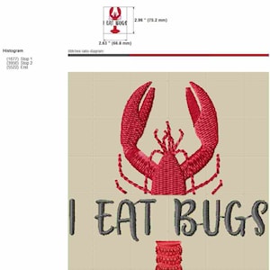 Funny Crawfish Sayings Embroidery Design for Machine, Cajun Embroidery ...
