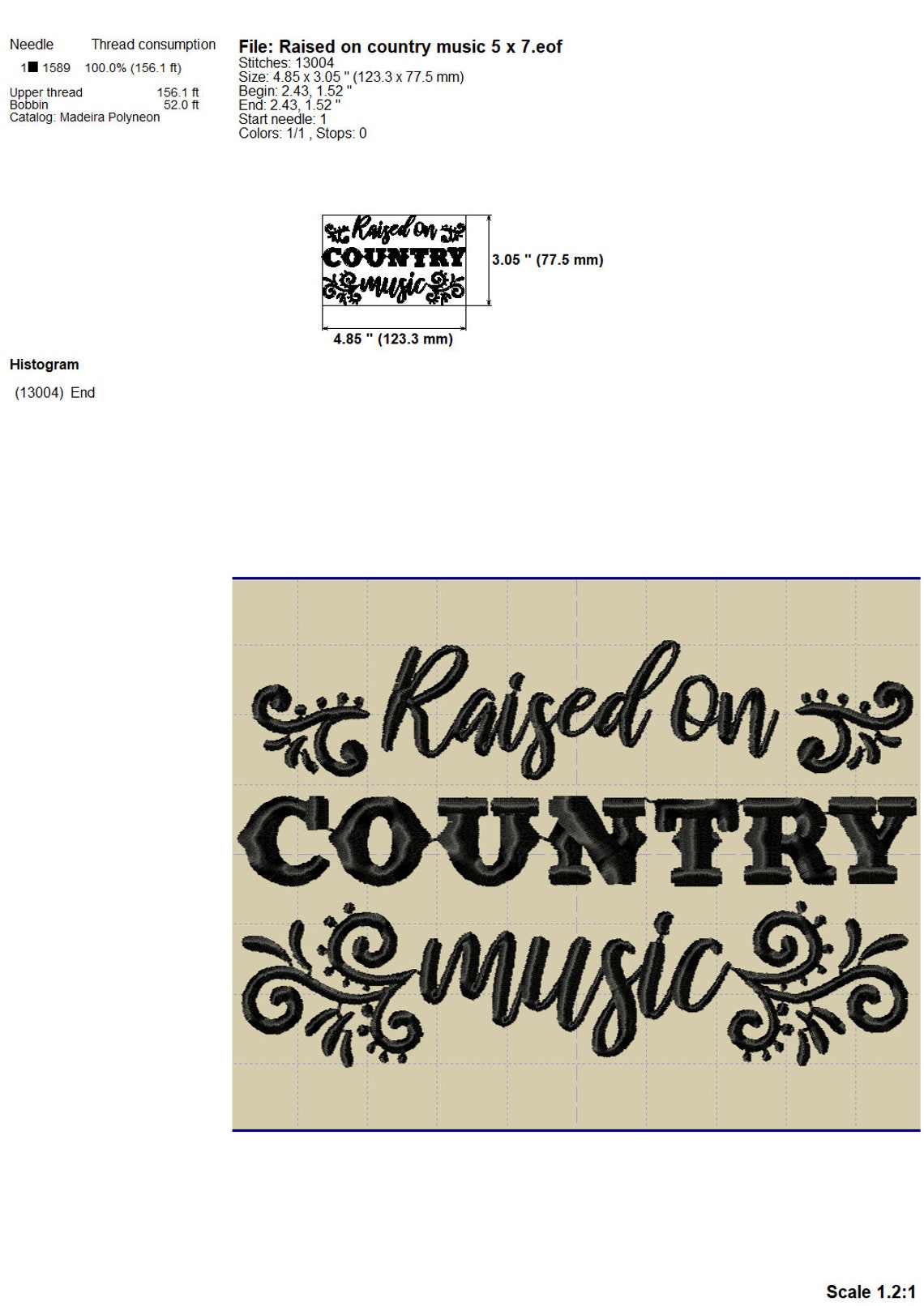 Country Music Machine Embroidery Patterns Country Embroidery | Etsy