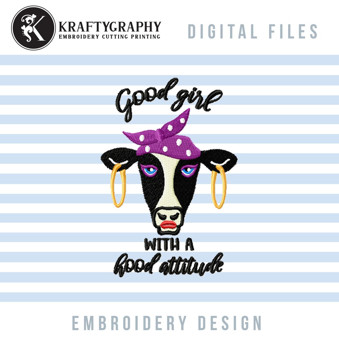 Cow Head Embroidery Designs, Cow Face Applique, Cow Embroidery Patterns ...
