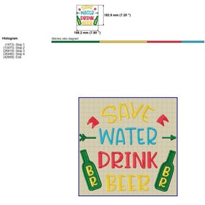 Beer Machine Embroidery Designs, Beer Can Coolers Embroidery Patterns ...