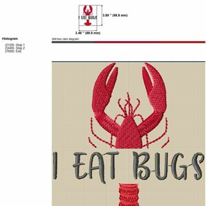 Funny Crawfish Sayings Embroidery Design for Machine, Cajun Embroidery ...